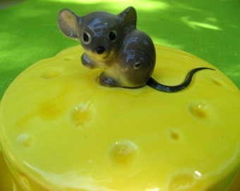 Mouse cheese dish | Etsy