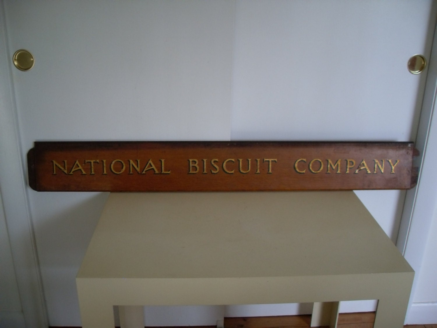 Antique National Biscuit Company Sign