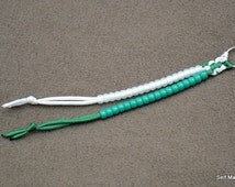Birdie Beads for Disc Golf or Ball Golf--Glow Clear & Green