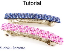 Unique seed bead barrette related items | Etsy