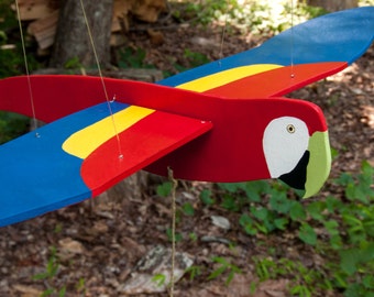 Flying bird mobile | Etsy