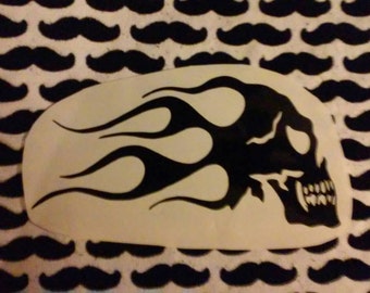 Motorcycle skull | Etsy