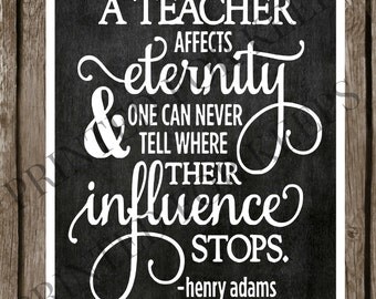 Teacher subway art | Etsy