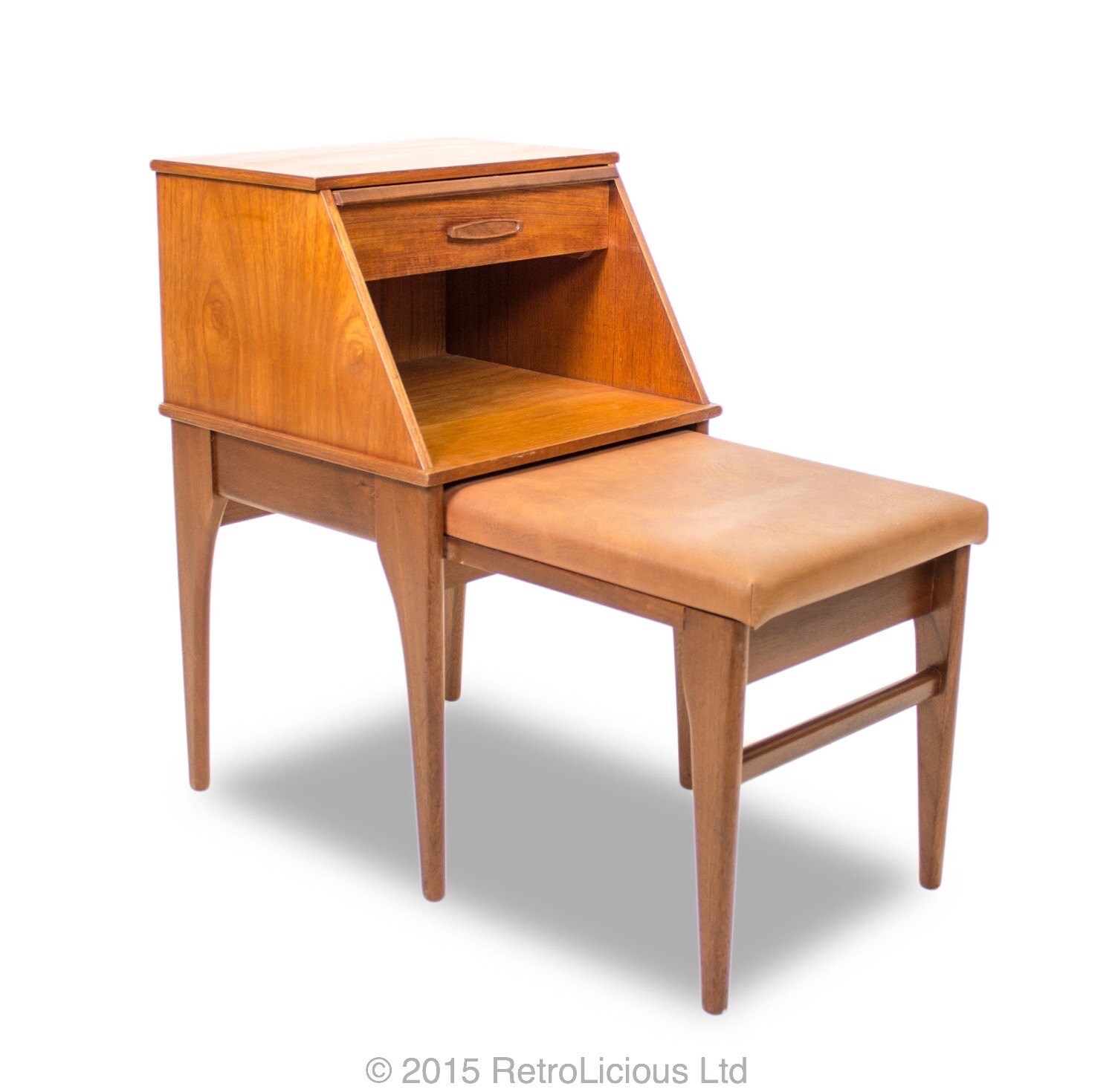 Retro Chippy Telephone Table Teak Vinyl Retro G Plan Era – Haute Juice