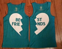 Popular items for best friends tank on Etsy