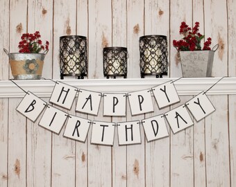 Happy birthday sign | Etsy