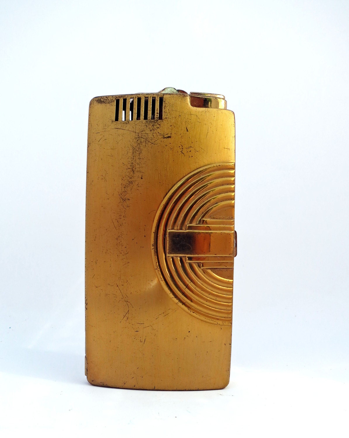 Ronson Pal Cigarette Case and Lighter Art Deco by MinniesFlea