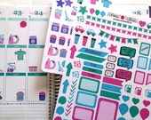 Items similar to Cleaning, Organizing Stickers, Bundle, Fits Erin ...