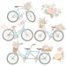 Emma Floral Bicycle Clipart & Vectors in Grandmas Garden