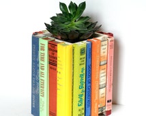 Popular items for book planter on Etsy