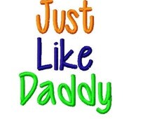 Unique just like daddy related items | Etsy