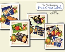 Unique crate label print related items | Etsy