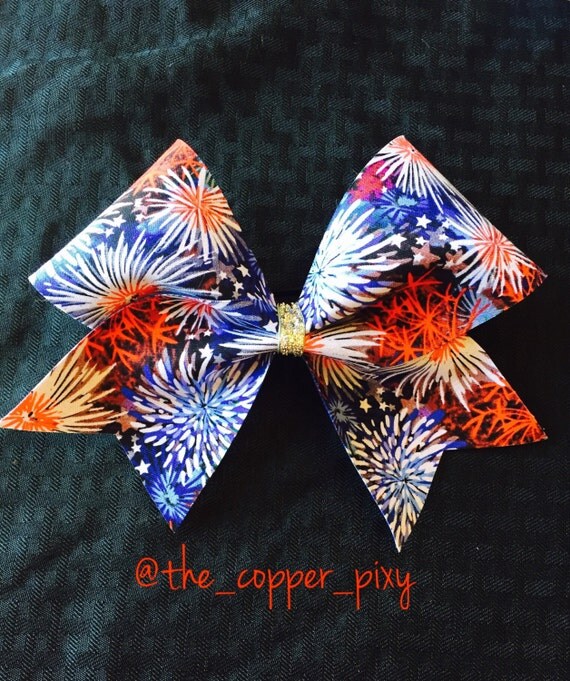 Fireworks cheer bow