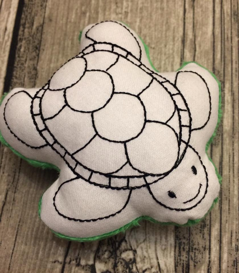 Sea Turtle In The Hoop Doodle-It Machine Embroidery Design