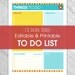 Printable Editable To Do List Printable Instant by IdRatherDoodle