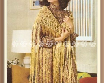 Macrame shawl | Etsy