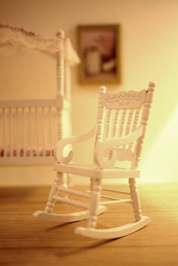Dollhouse rocking chair dolls house furniture rocker 1 12th