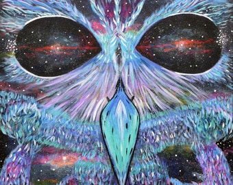 Cosmic owl | Etsy