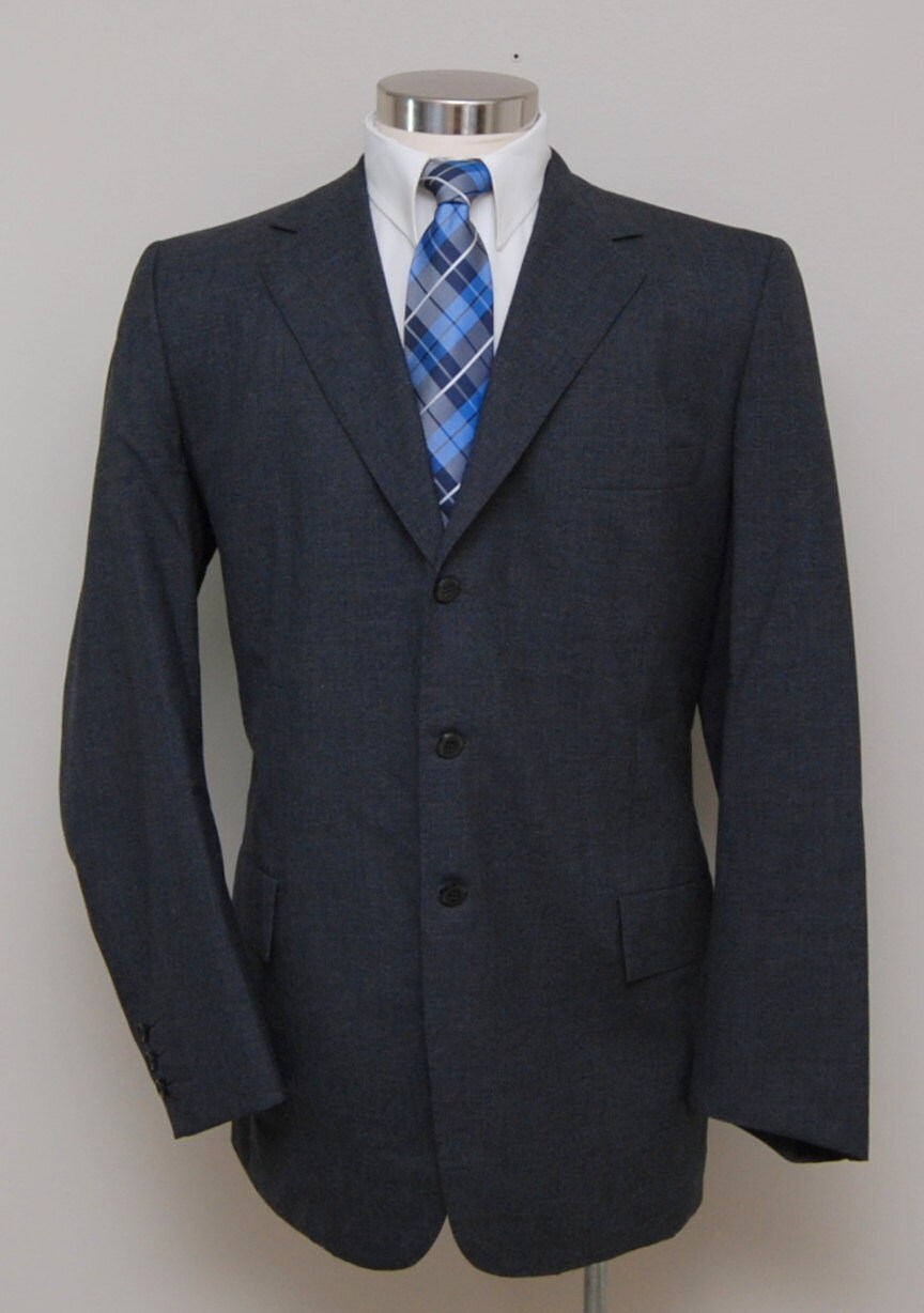 Vintage men’s grey wool blazer/ men’s grey wool blazer/ Detroit – Haute ...