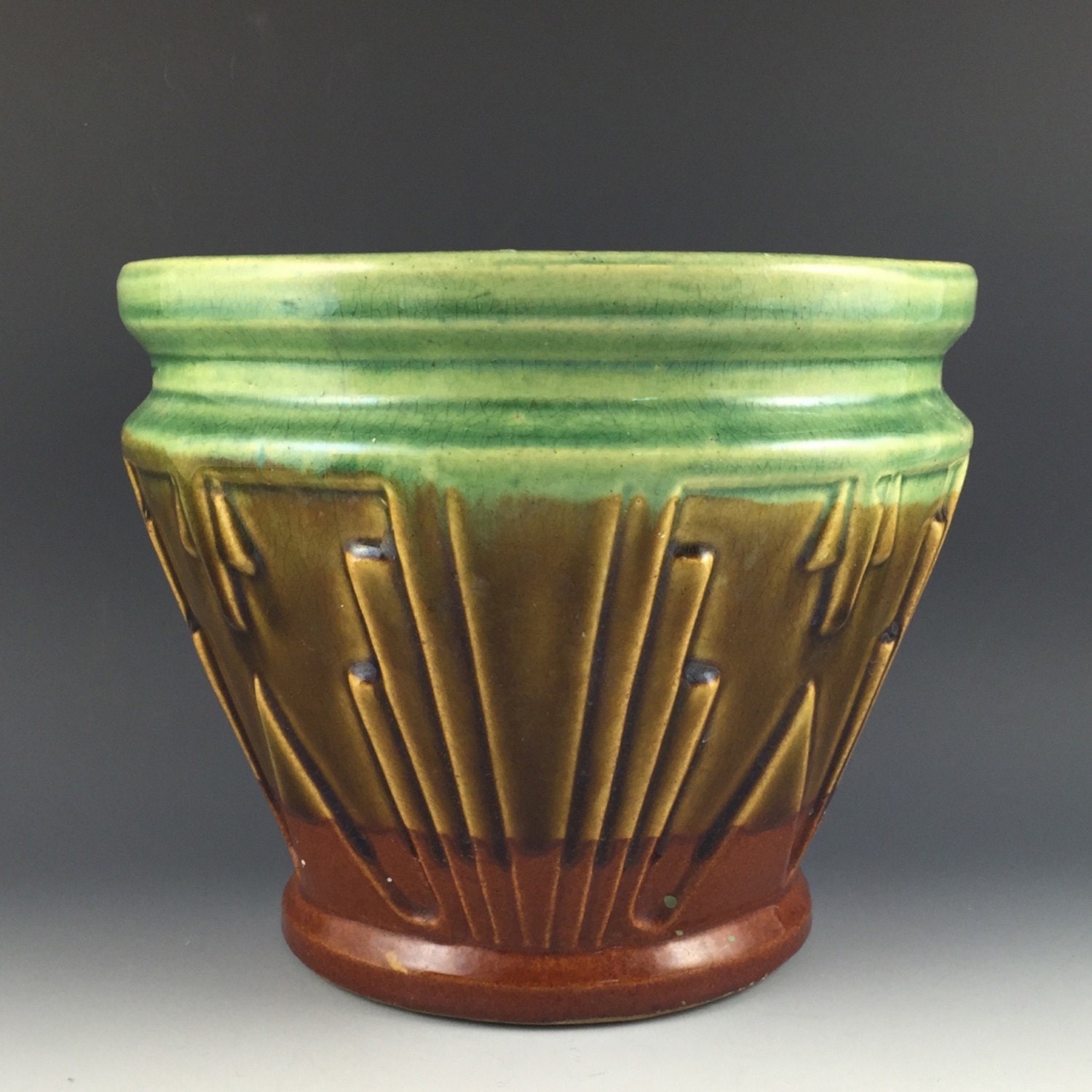 McCoy Pottery art deco plant pot