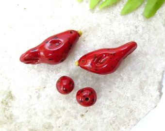 Ceramic focal bead | Etsy