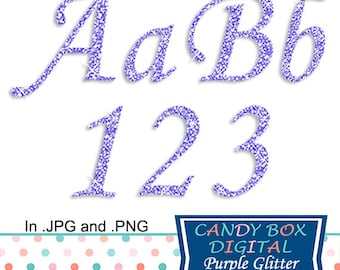 Glitter alphabet | Etsy