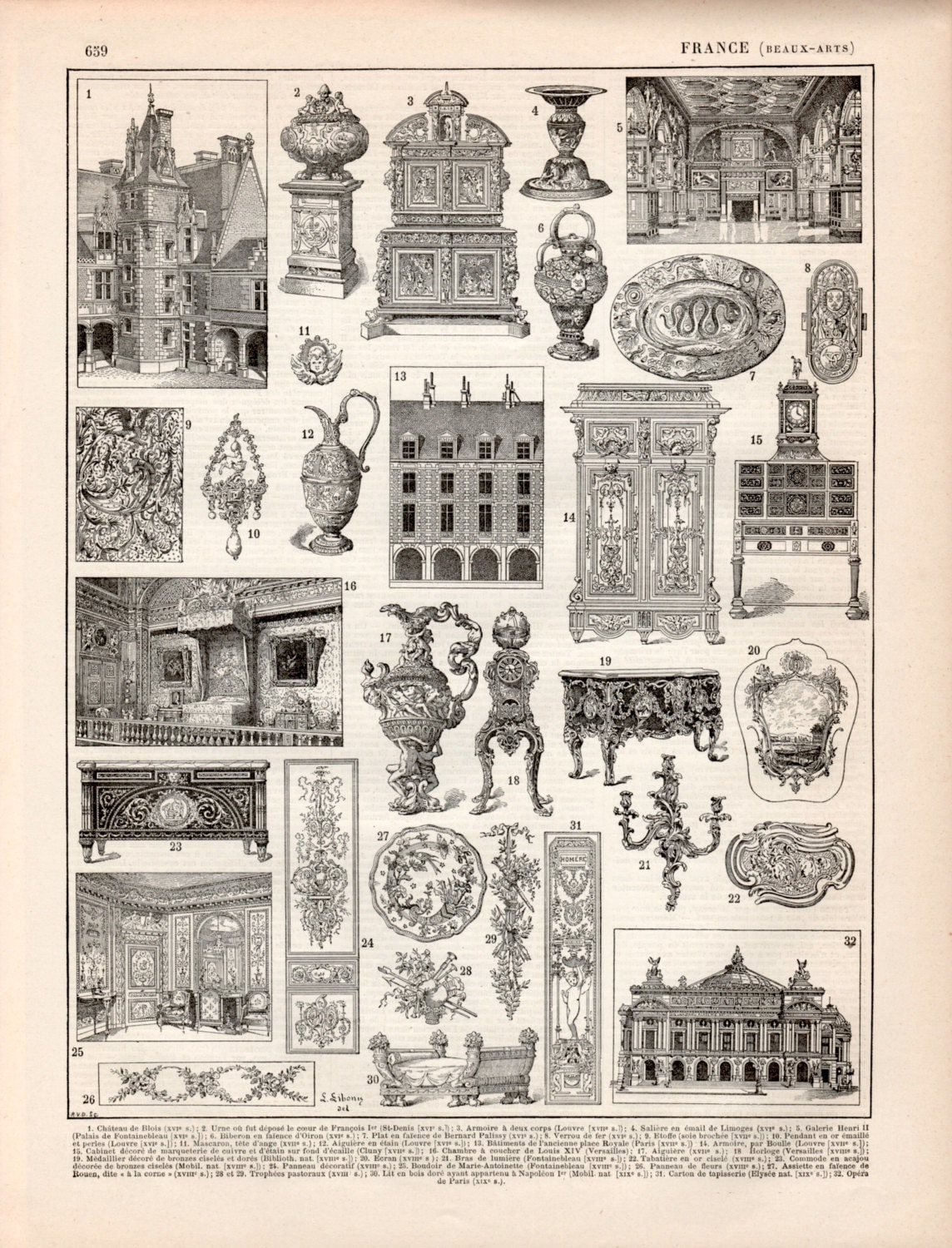 Vintage French Art Prints