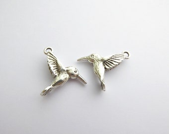 Hummingbird charms | Etsy