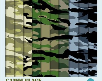 Pink camo digital paper Pink Camouflage digital paper pack
