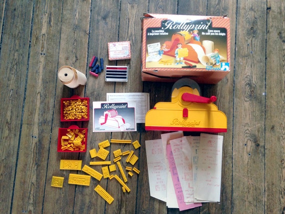 machine à imprimer vintage Rollyprint par EphemereIntemporel