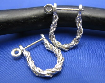 Handmade Sterling Silver Pirate Theme Nautical Shackle