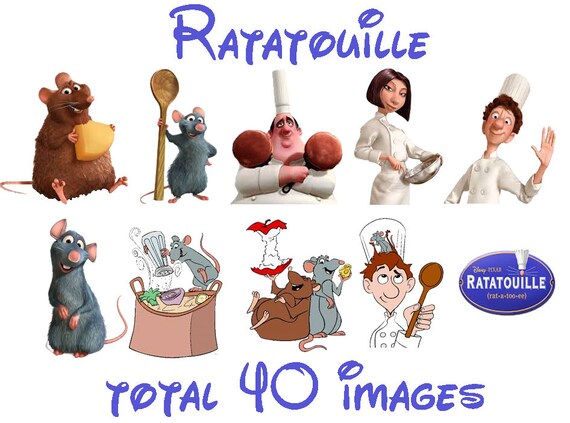 Ratatouille Characters Rats x40 images Waterslide by BubblingSpace