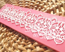 Popular items for fondant lace mold on Etsy