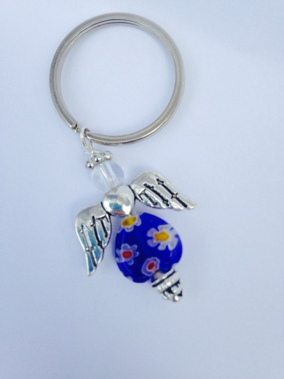 Angel keychain Multicolor Keychain Christian by notenoughtyme