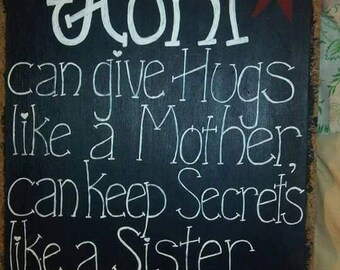 Unique aunt sign related items | Etsy