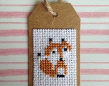 Popular items for fox cross stitch on Etsy