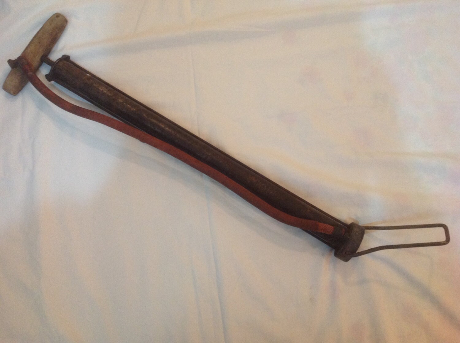 1930's 1940's Era Bicycle Air Pump Vintage Tire