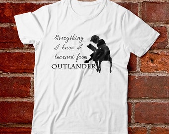 Unique outlander shirt related items | Etsy