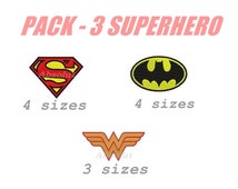 Popular items for superhero embroidery on Etsy