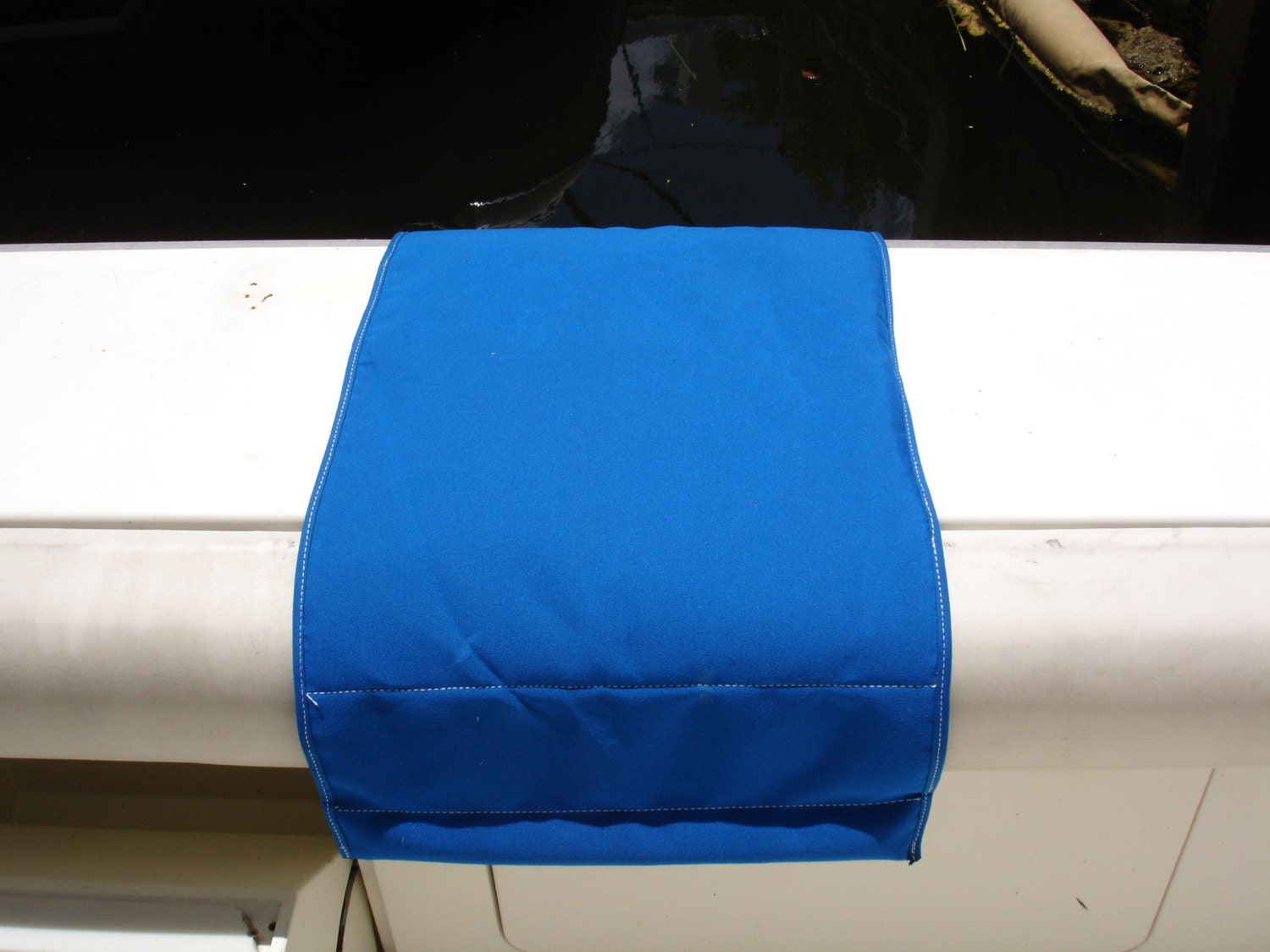 EMBROIDERED Sunbrella Boat Mat/Boarding Mat/Step Pad/Gunnel