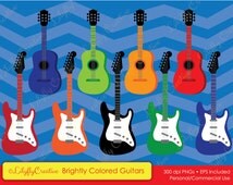 Popular items for guitar clipart on Etsy