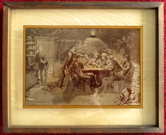 Lucid Lines Photography on Glass Frederic Remington A Quarrel