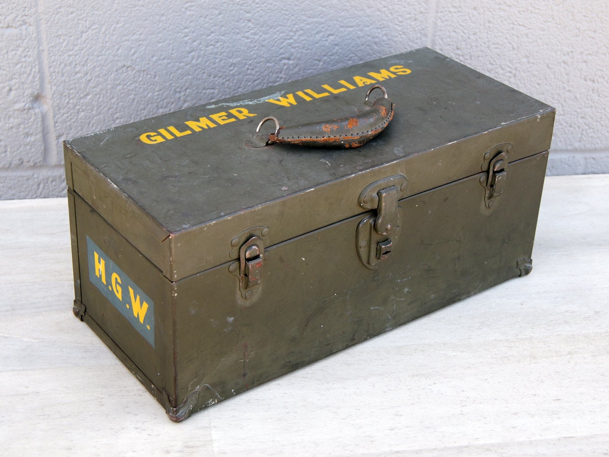 Customized toolbox with hand painted lettering – Haute Juice