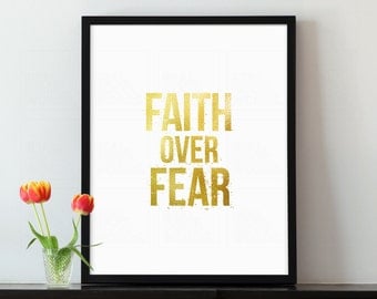 Faith over fear | Etsy