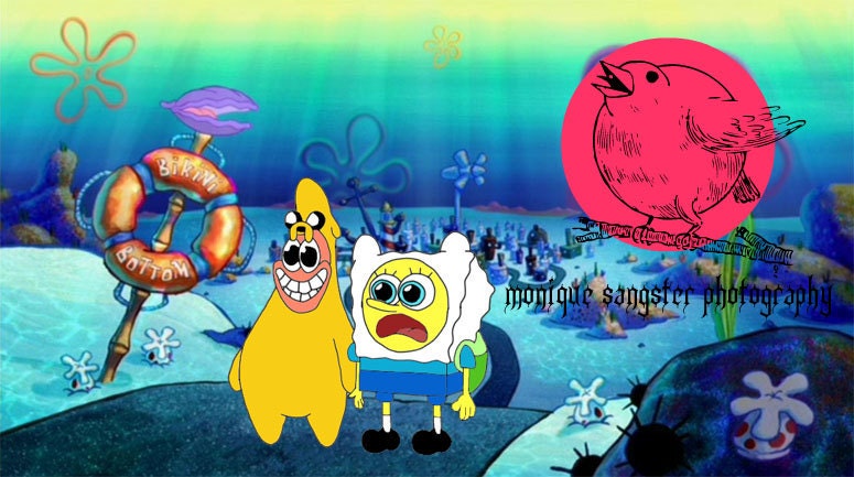 SpongeBob SquarePants vs. Adventure Time by MSangsterDesign