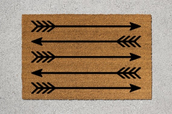 Arrow Doormat Arrow Door Mat Arrow Welcome Mat Doormat