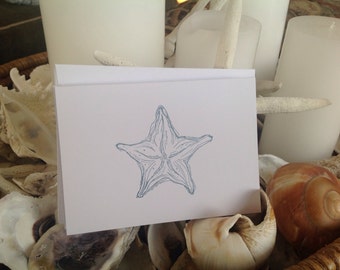 Starfish card | Etsy