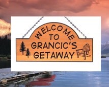 Popular items for getaway sign on Etsy