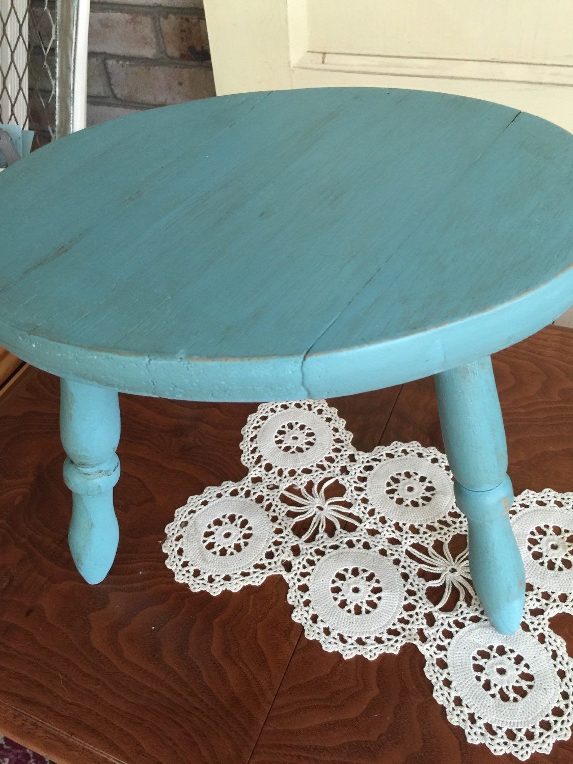 1940s Upcycled Footstool Painted Annie Sloan Chalk Paint Arles – Haute ...