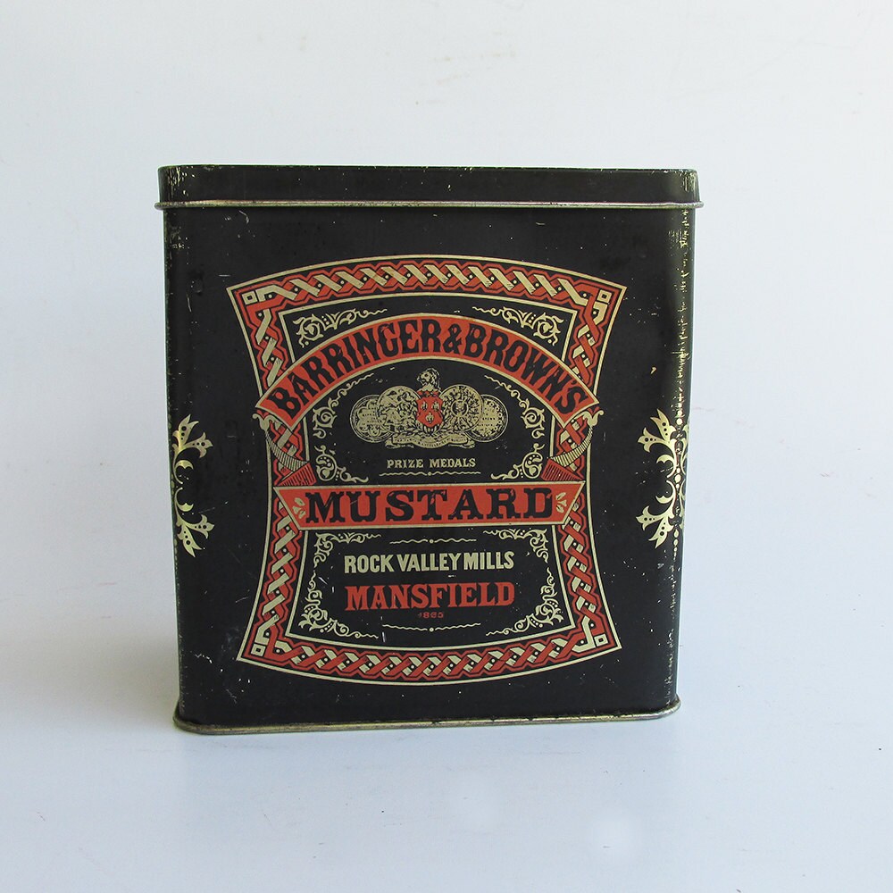 Barringer & Brown’s Mustard Tin – Made in England – Haute Juice